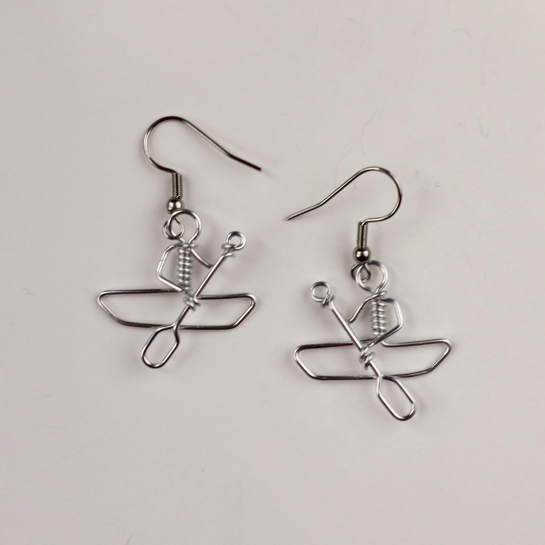 Canoe Paddling Earrings, Gifts for Canoeists, Nature Lover Gift - Etsy