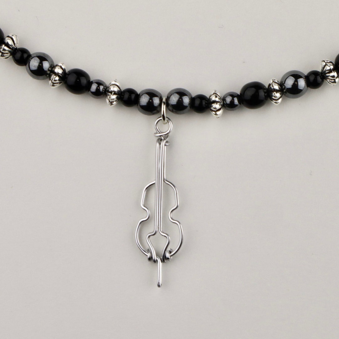 Cellist Necklace // Gift for Cello Players - Etsy