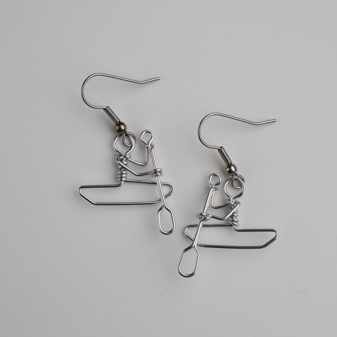 Canoe Paddling Earrings // Gifts for Canoeists // Lightweight | Etsy