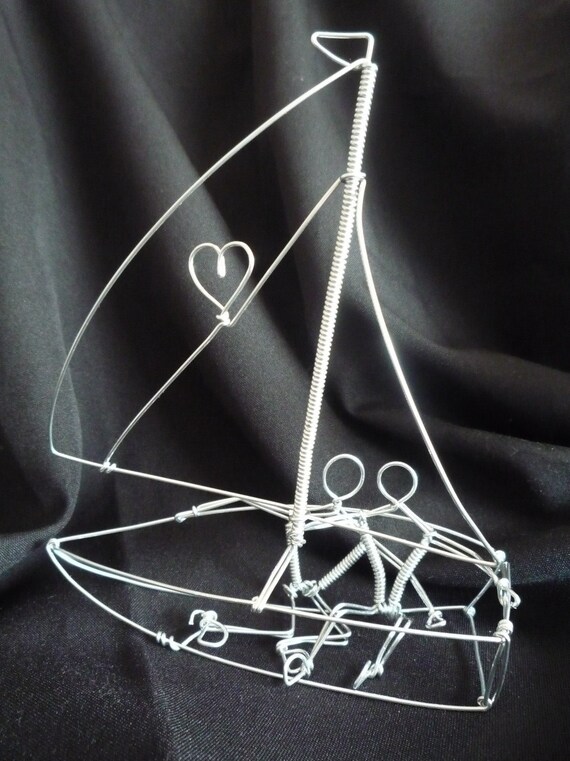 Sailboat Wedding Cake Topper Etsy