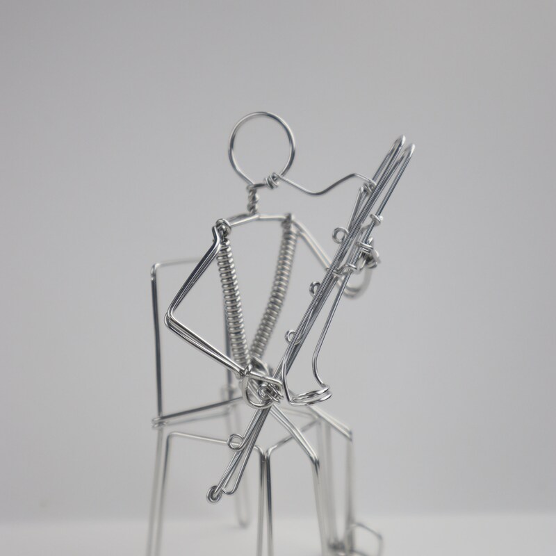 Wire Sculpture Guitar - Etsy