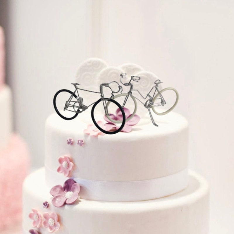 Bicycle Cake Topper - Etsy