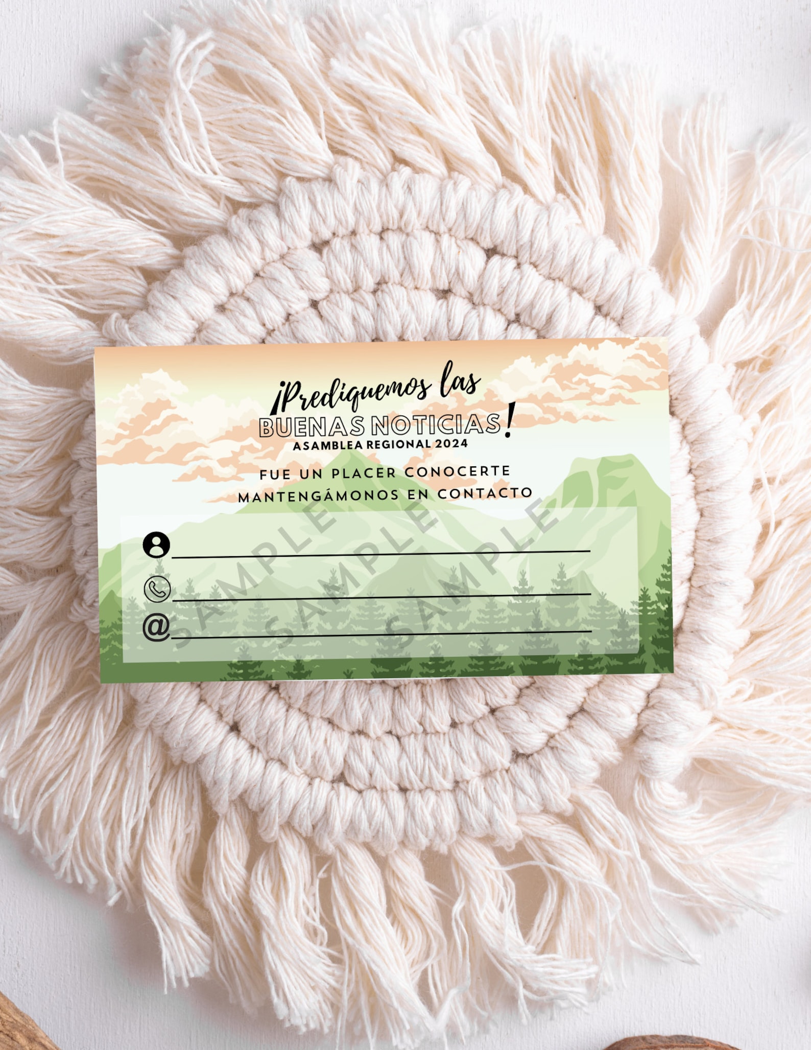 Jw Contact Card in Spanish Jw Tarjetas De Contacto Asamblea Regional ...