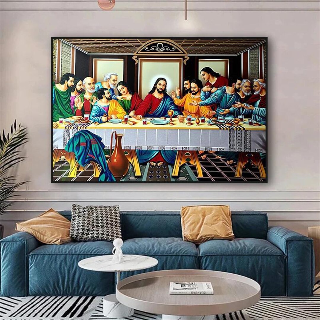 Leonardo Da Vinci's Famous Painting "the Last Supper" Canvas Prints ...