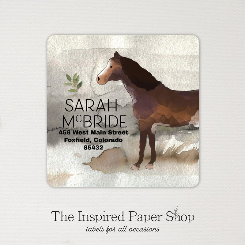 Western Address Stamp - Etsy