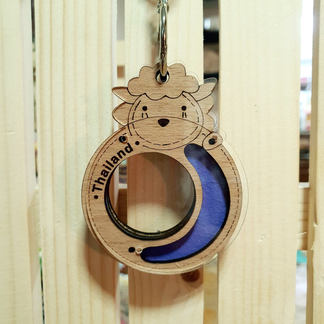 Wooden Keychain Handicraft From Thailand. We Are Thaicraft Group in ...