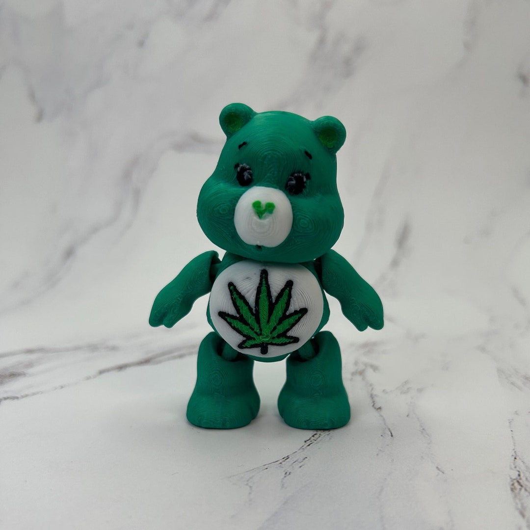Care Bears Stoner Bear 3D Printed Articulated Flexible Action Figure Figurine Care Bears Collection Etsy