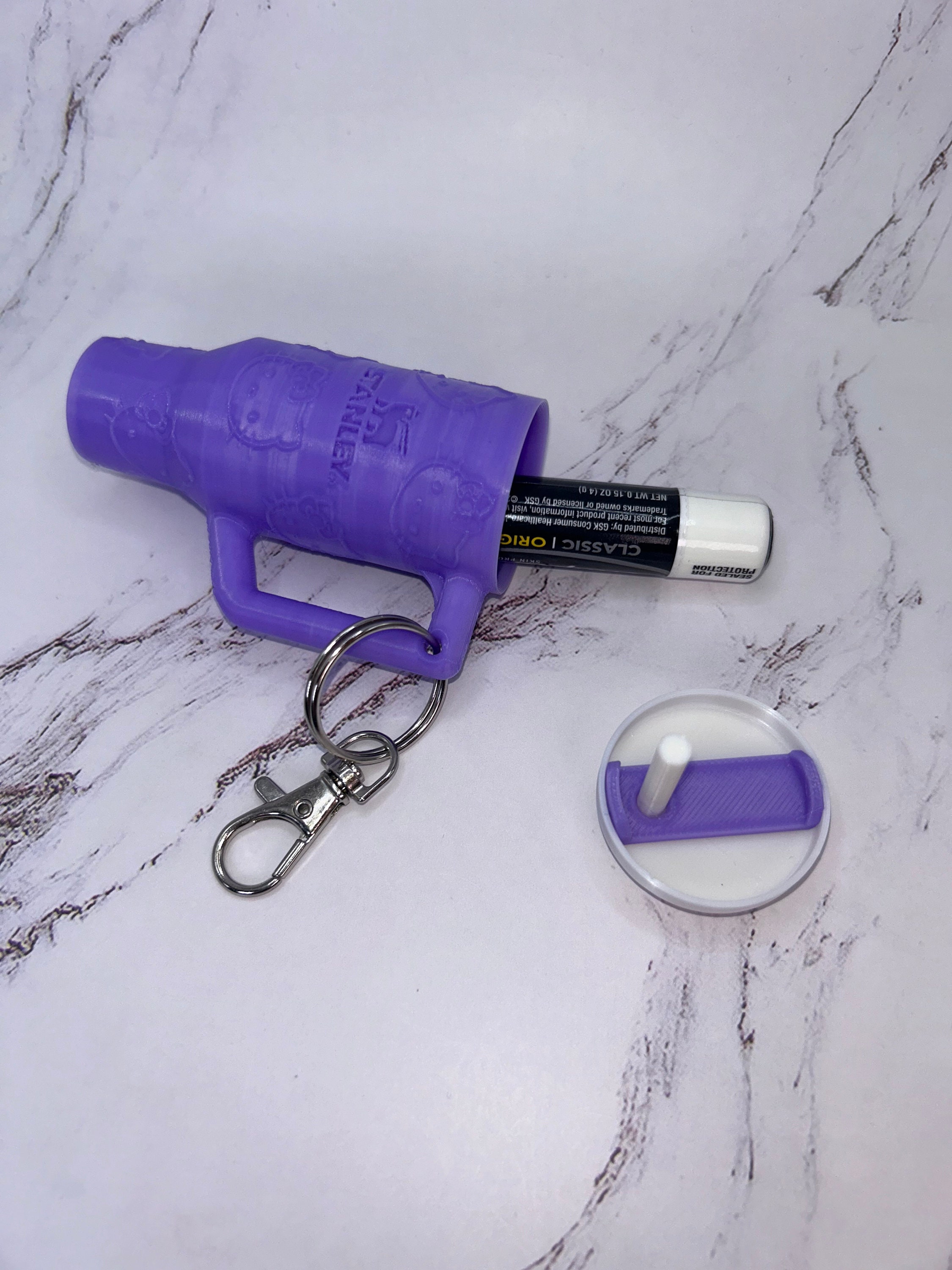 Hello Kitty Stanley Cup Inspired Tumbler Keychain Chapstick Holder ...