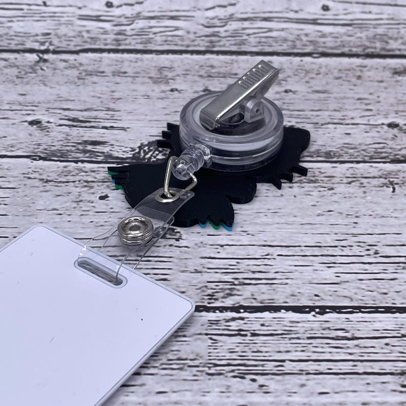 Your Image Here 3D Printed Custom Personalized Badge Reel - Office ...