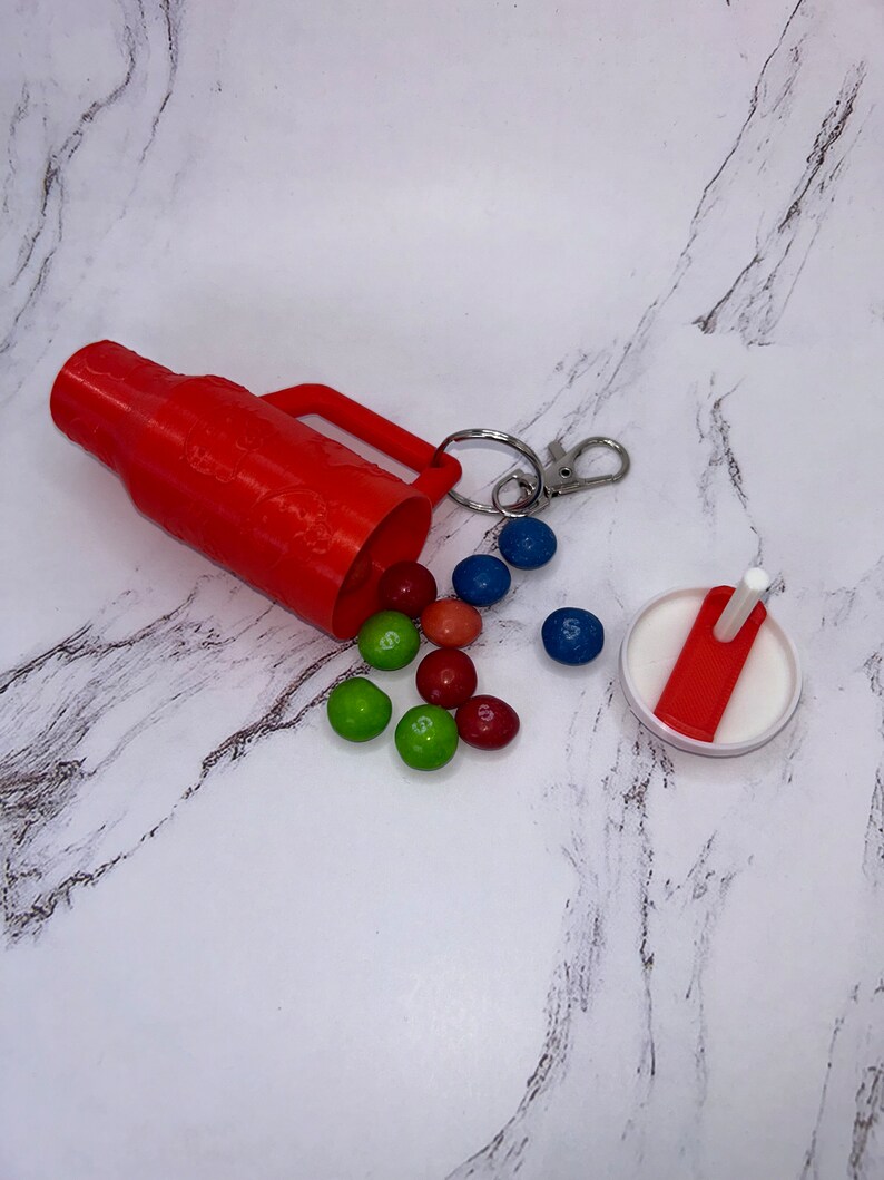 Hello Kitty Stanley Cup Inspired Tumbler Keychain Chapstick Holder ...