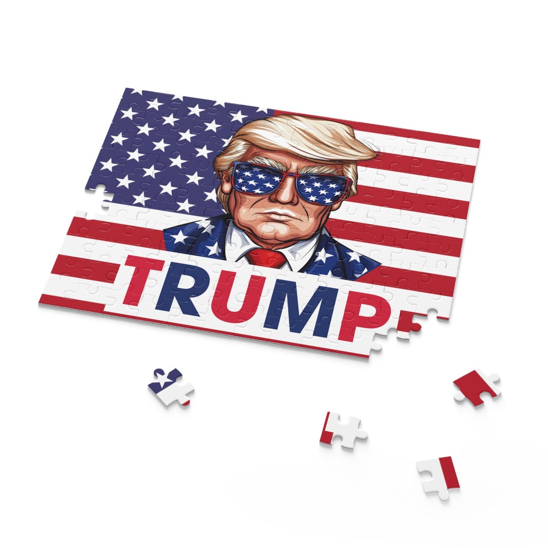 Trump 2024 Jigsaw Puzzle Gift for Election 2024 Republican Housewarming ...