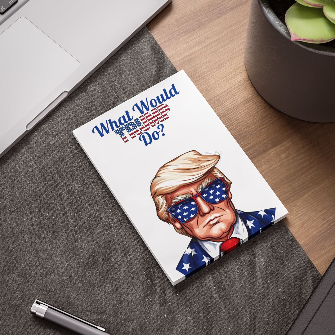 President Donald Trump Post-it Note Pads Notepad for Office Desk Trump ...