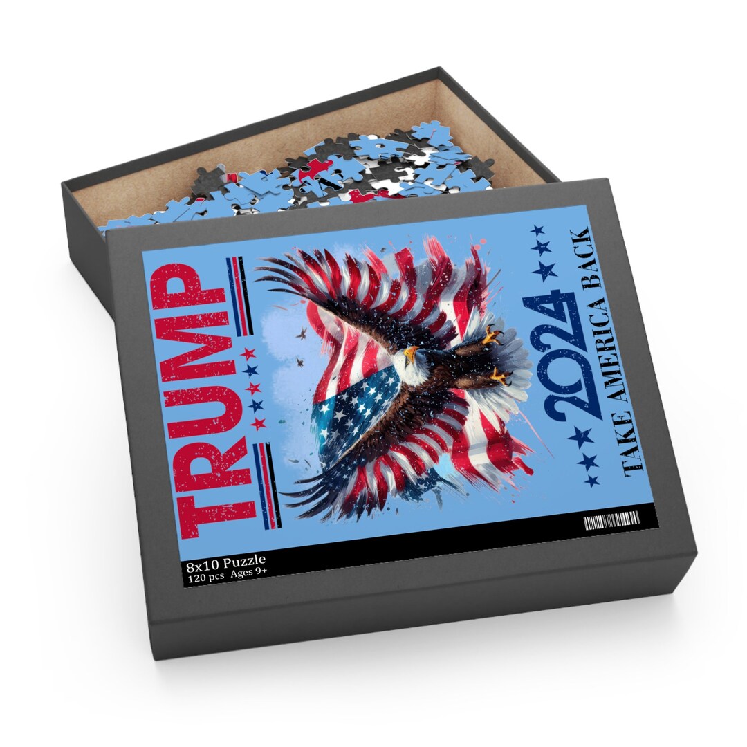 Trump 2024 Jigsaw Puzzle Gift for Election 2024 Republican Housewarming ...