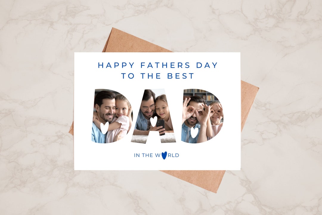 Father's Day Personalized Card - Etsy