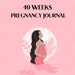 40 Weeks Pregnancy Journal | Digital Printable Maternity Memory Book - Etsy