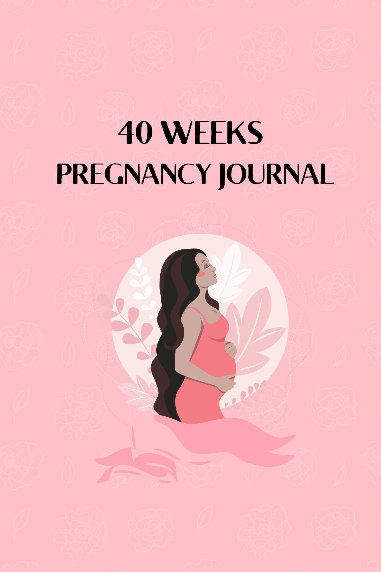 40 Weeks Pregnancy Journal | Digital Printable Maternity Memory Book - Etsy