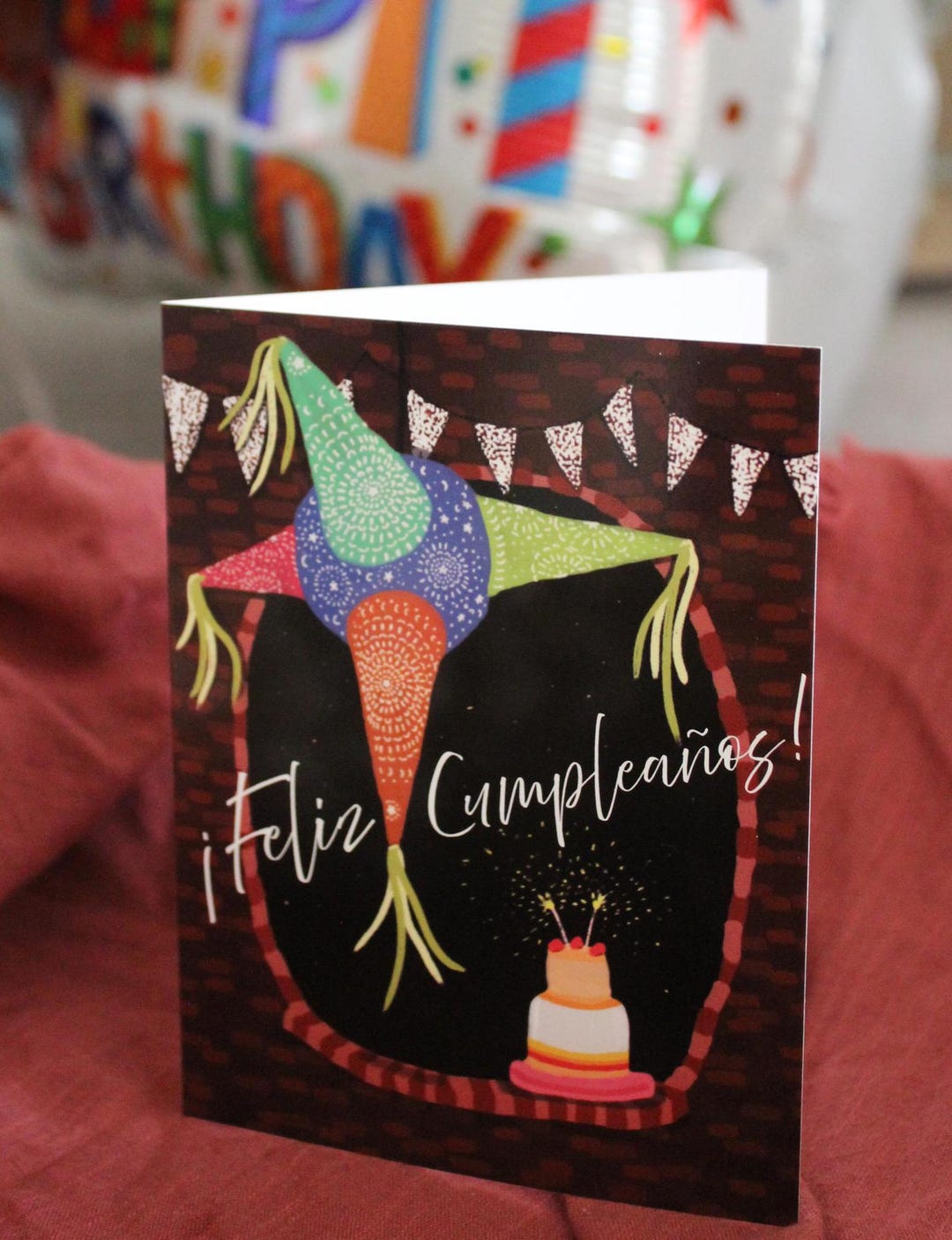 Happy Birthday Card feliz Cumpleaños - Etsy