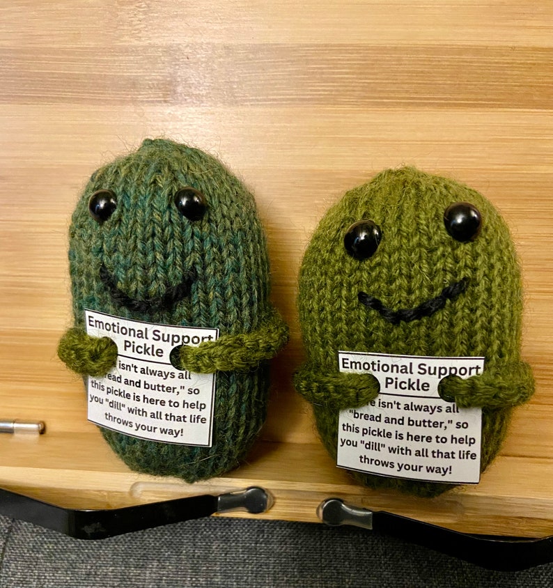 Emotional Support Pickle - Etsy