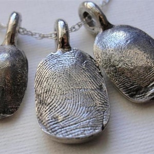 Custom Fingerprint Necklace Personalized Jewelry - Etsy