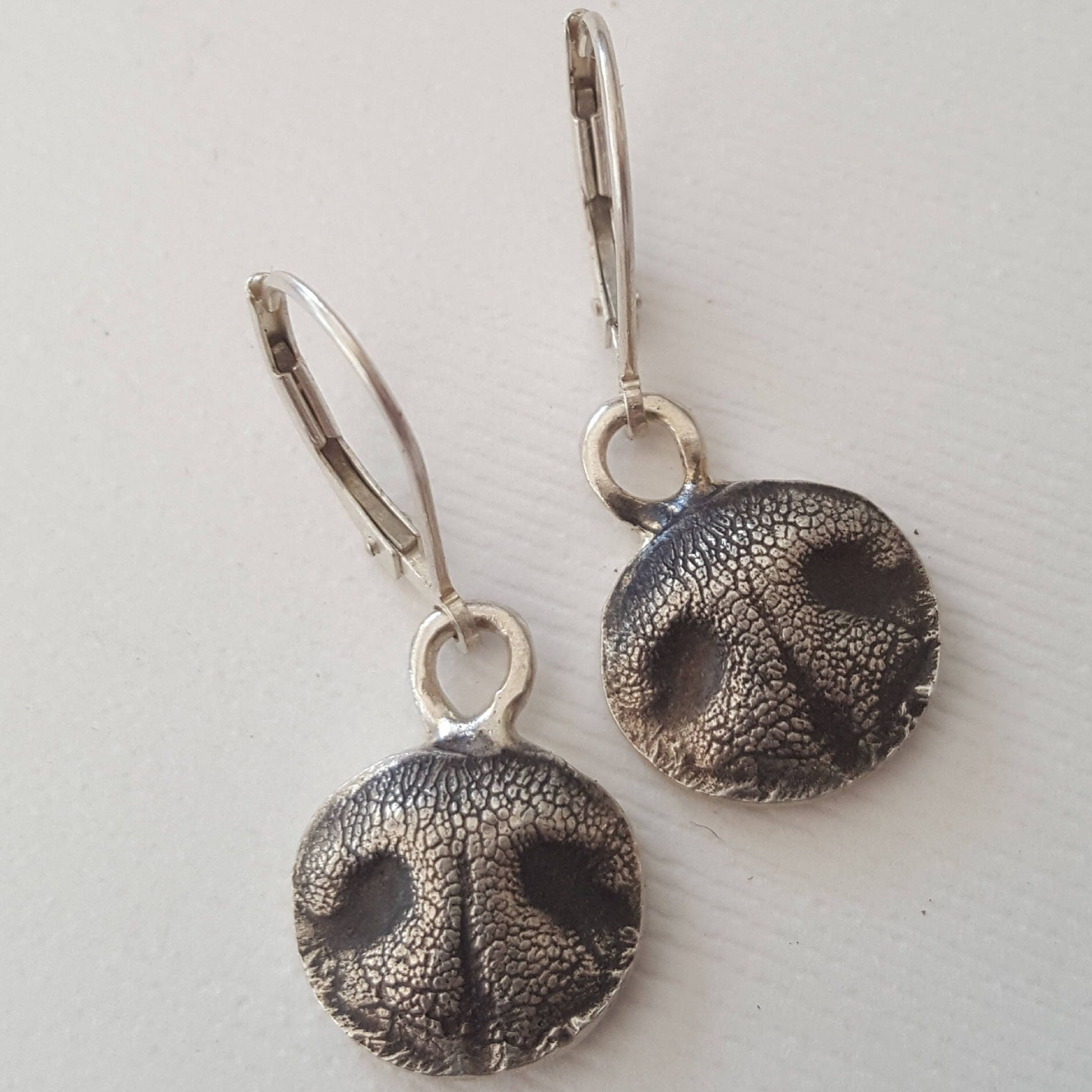 Dog Nose Earrings Pet Jewelry Silver Dog Prints - Etsy