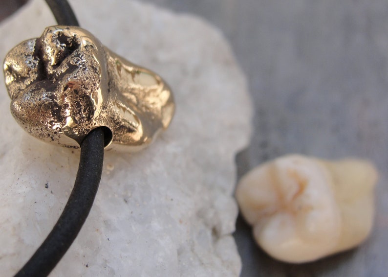 Gold Tooth Necklace Wisdom Tooth Personalized Custom Jewelry - Etsy