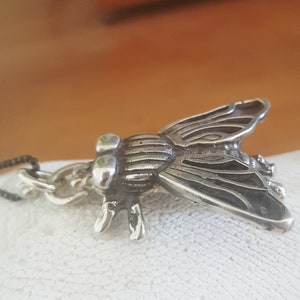 Fly Necklace Silver, Flies Jewelry, Flies, Lord of the Flies, Fly ...