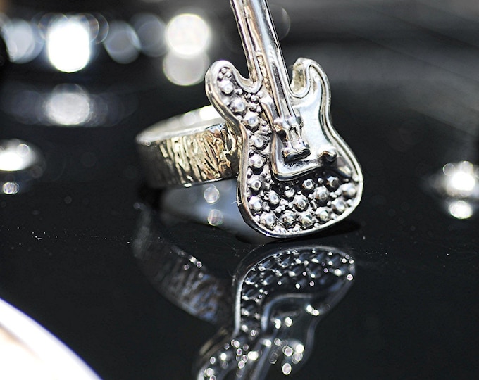 Guitar Ring | Bass Guitar Ring | Acoustic Guitar Ring | Instrument Ring ...