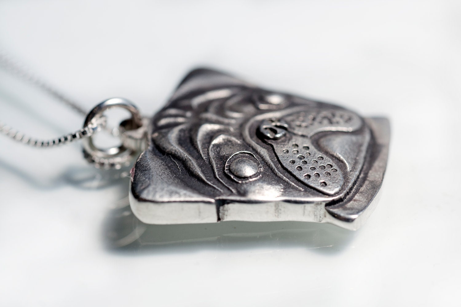 Pug Necklace Jewelry Sterling Silver Pendant Personalized - Etsy