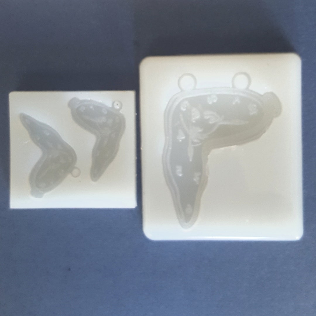 Dali Melting Clock Rubber Molds, Melting Clocksilicon Molds UV Resin ...