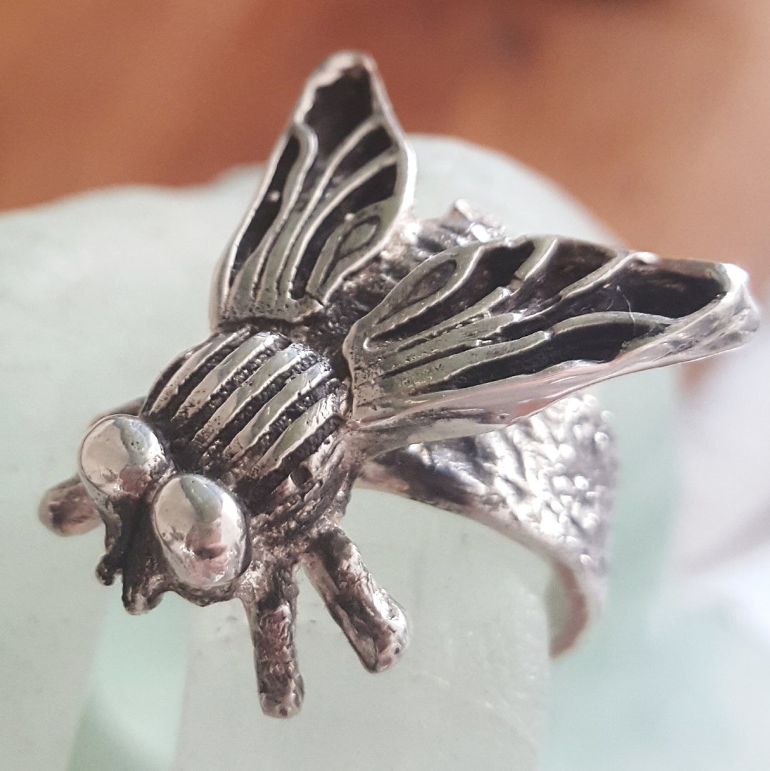 Fly Ring Silver, Flies Jewelry, Flies, Lord of the Flies, Fly Jewelry ...