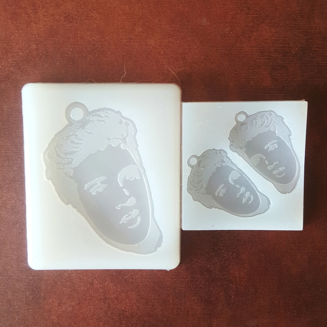 Elvis Presley Rubber Molds, Elvis Silicon Molds UV Resin, Necklace and ...