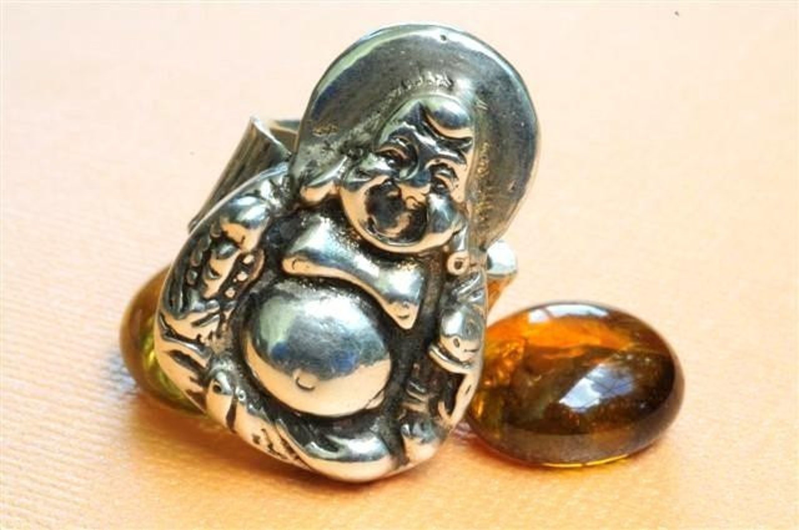 Buddha Ring Jewelry Sterling Silver - Etsy