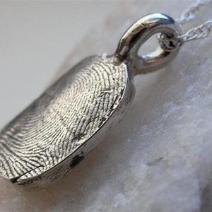 Custom Fingerprint Necklace Personalized Jewelry - Etsy