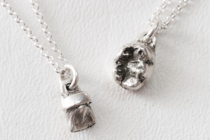 Girls Baby Tooth Necklace in Sterling Silver Molar Tooth - Etsy Sweden