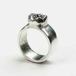 Baby Tooth Ring Molar Sterling Silver Baby Teeth Jewelry Personalized ...