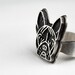 French Bulldog Ring Frenchie Silver Unique Ring - Etsy