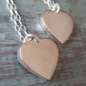 Puzzle Piece Heart Necklace Silver CUSTOM ORDER - Etsy