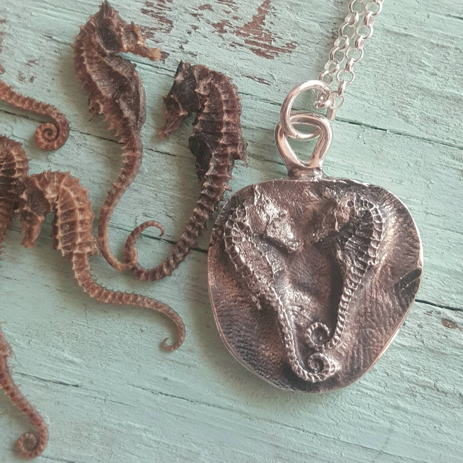 Seahorse Necklace, Sea Horse Pendant, Seahorse Charm - Etsy