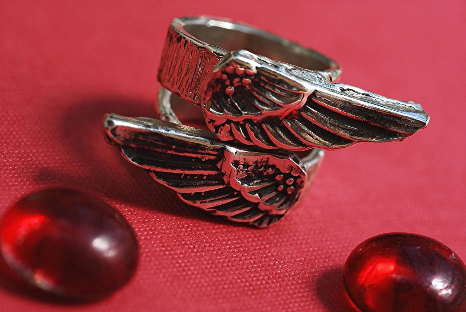 Wing Ring in Sterling Silver - Etsy