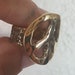 Gold Peace Sign Ring 14kt or 18kt Solid Gold - Etsy