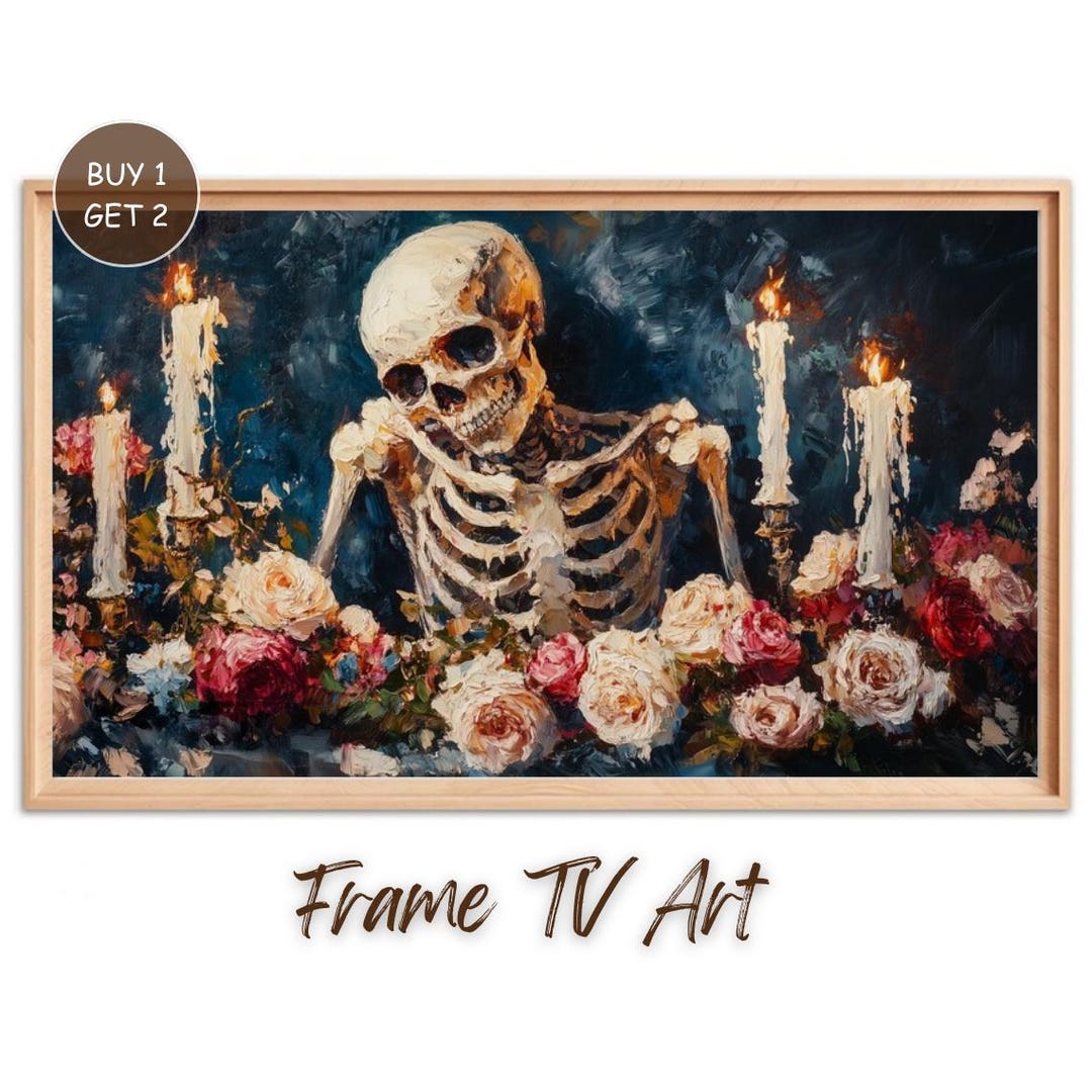 Memento Mori Digital Art, Gothic Skeleton Art, Vanitas Still Life ...