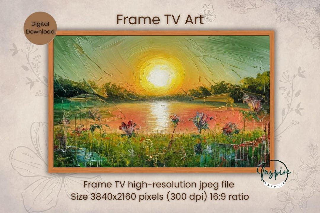Morning Sun Rising Oil Painting | Tranquil Landscape Art | Beautiful ...