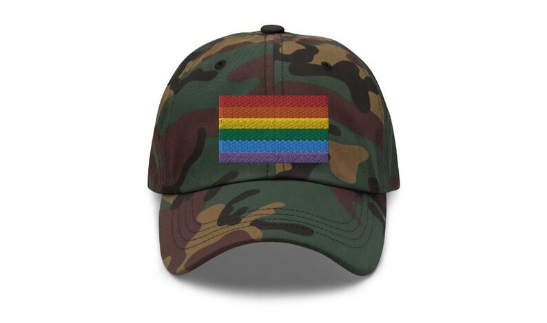 Rainbow Pride Flag Embroidery Baseball Cap, Lgbt Hat, Pride Hat, Pride ...