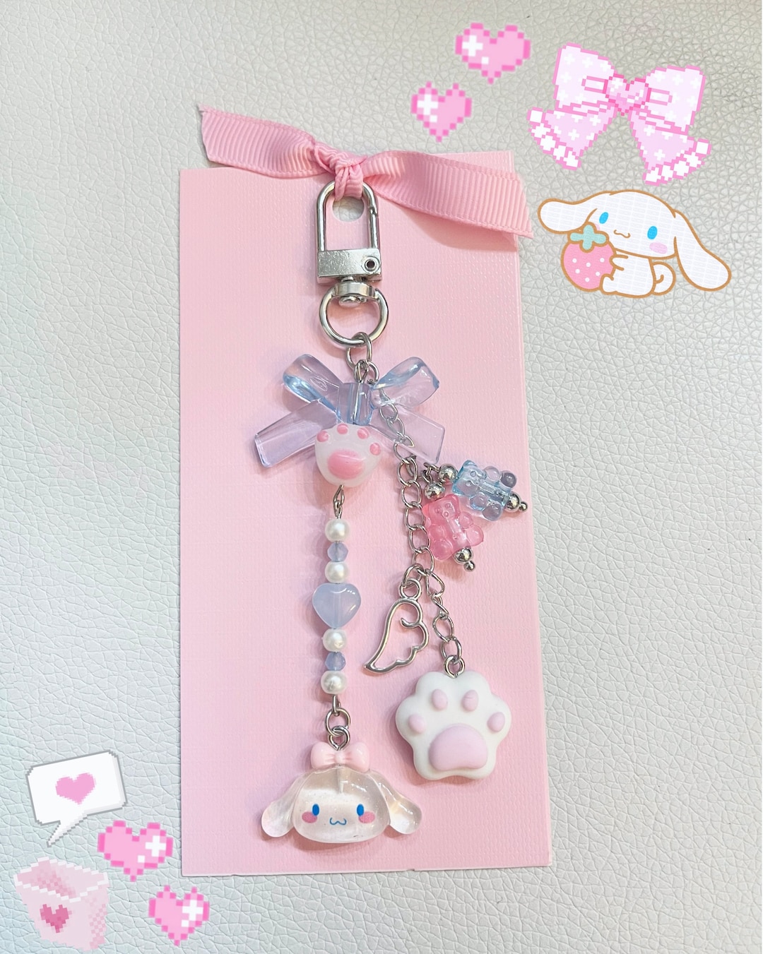 Sanrio Cinnamoroll Keychain - Etsy