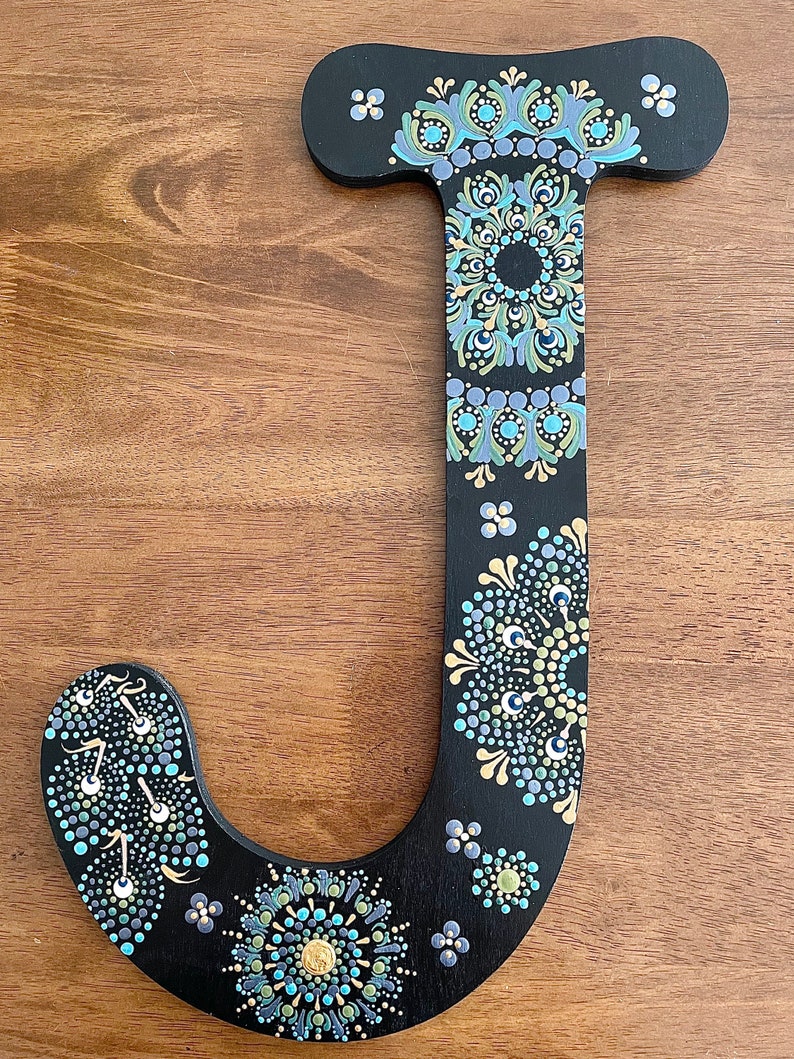 18 Custom Hand Painted Wooden Letter - Etsy
