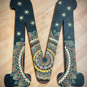 18 Custom Hand Painted Wooden Letter - Etsy