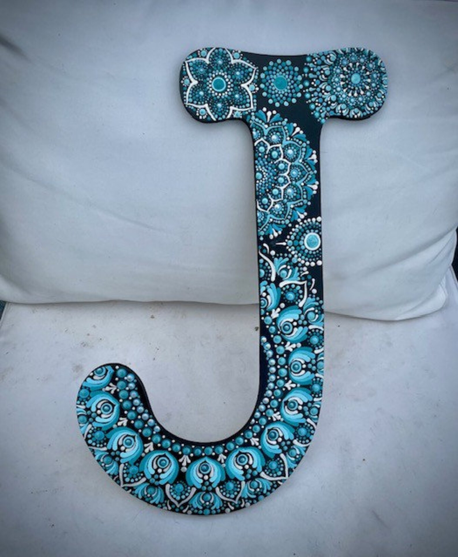 18 Hand Painted Wooden Letter - Etsy