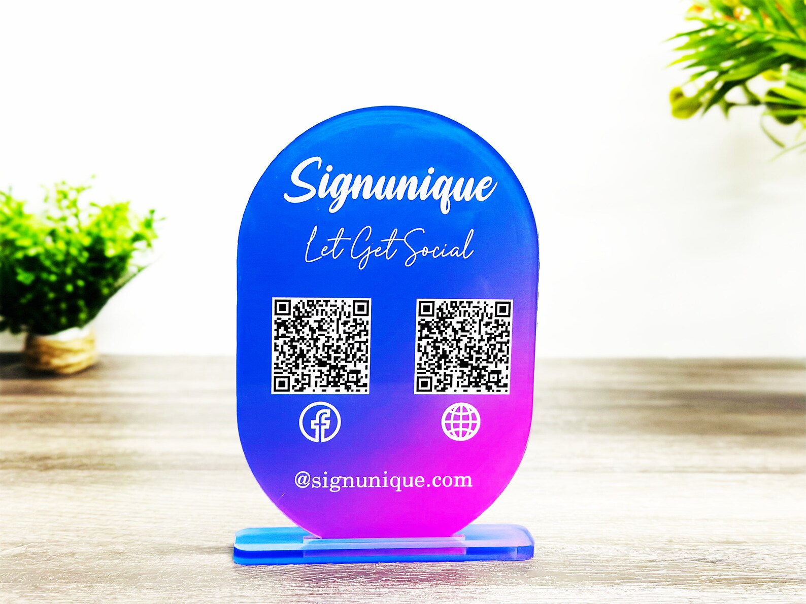 Custom QR Code Sign, Personalized QR Sign, Payment Method Sign, QR Code ...