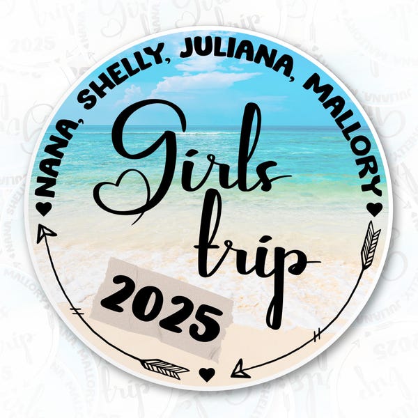 Girls Trip Decal - Etsy