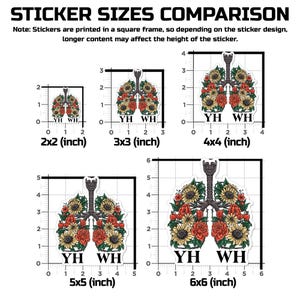 YHWH Sticker Floral Lung Sticker, YAHWEH Lung Sticker, Faith Sticker ...